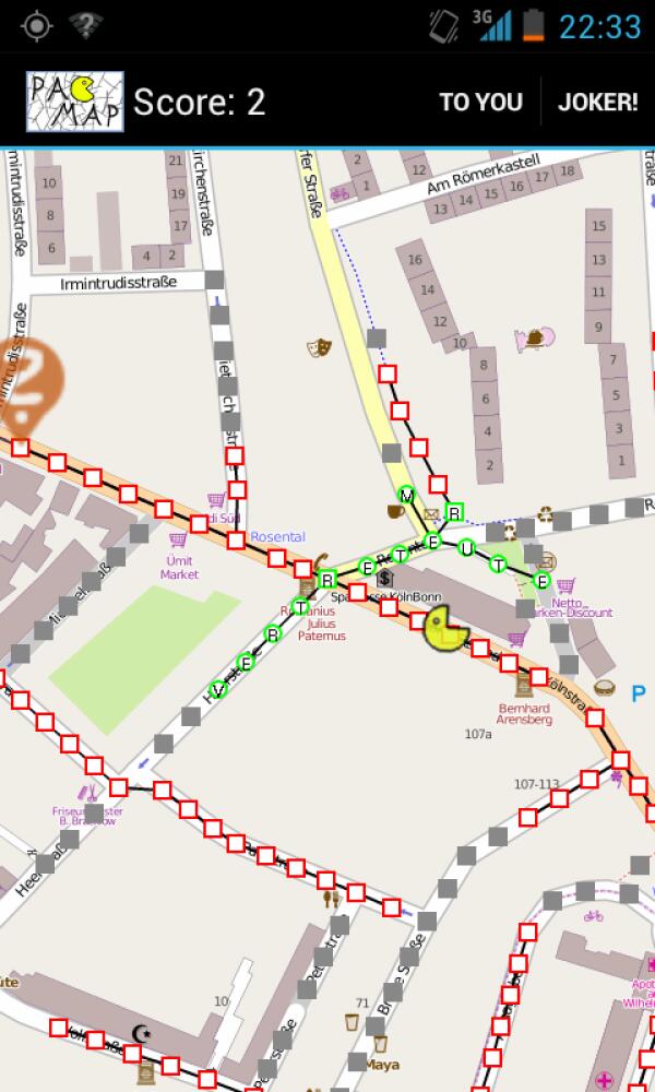 informatiCup 2012: PacMap